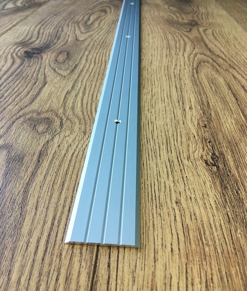 DOOR THRESHOLD FLAT ALUMINIUM FLOOR EDGING BAR-TRIM- 40mm - various ...