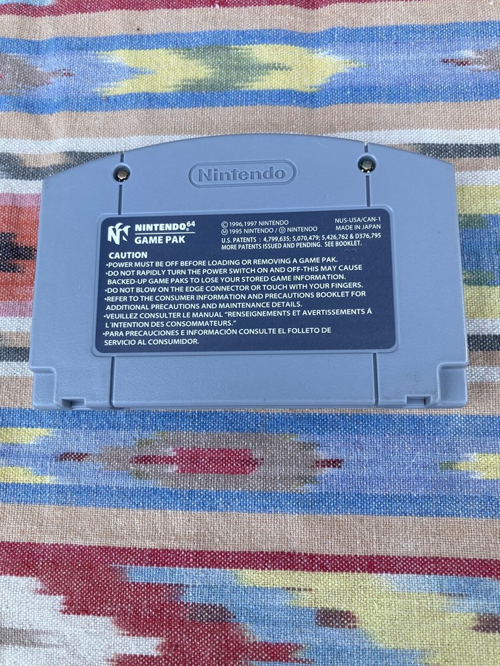 Nintendo 64 Major League Baseball Game Feature Ken Griffey Jr. Nintendo ...