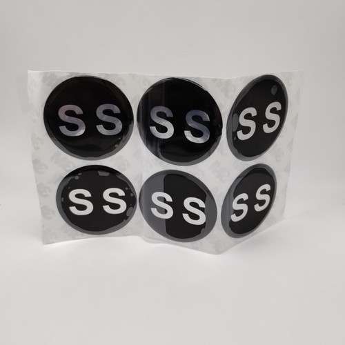 Monte Carlo SS Wheel Center Caps Laminated Vinyl Decals Stickers Kit ...