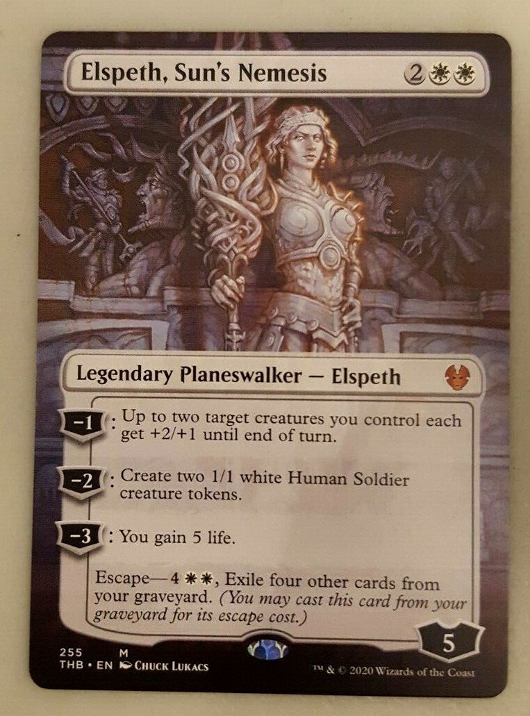 Elspeth Theros Card Elspeth, Sun's Champion (borderless) Bloomburrow