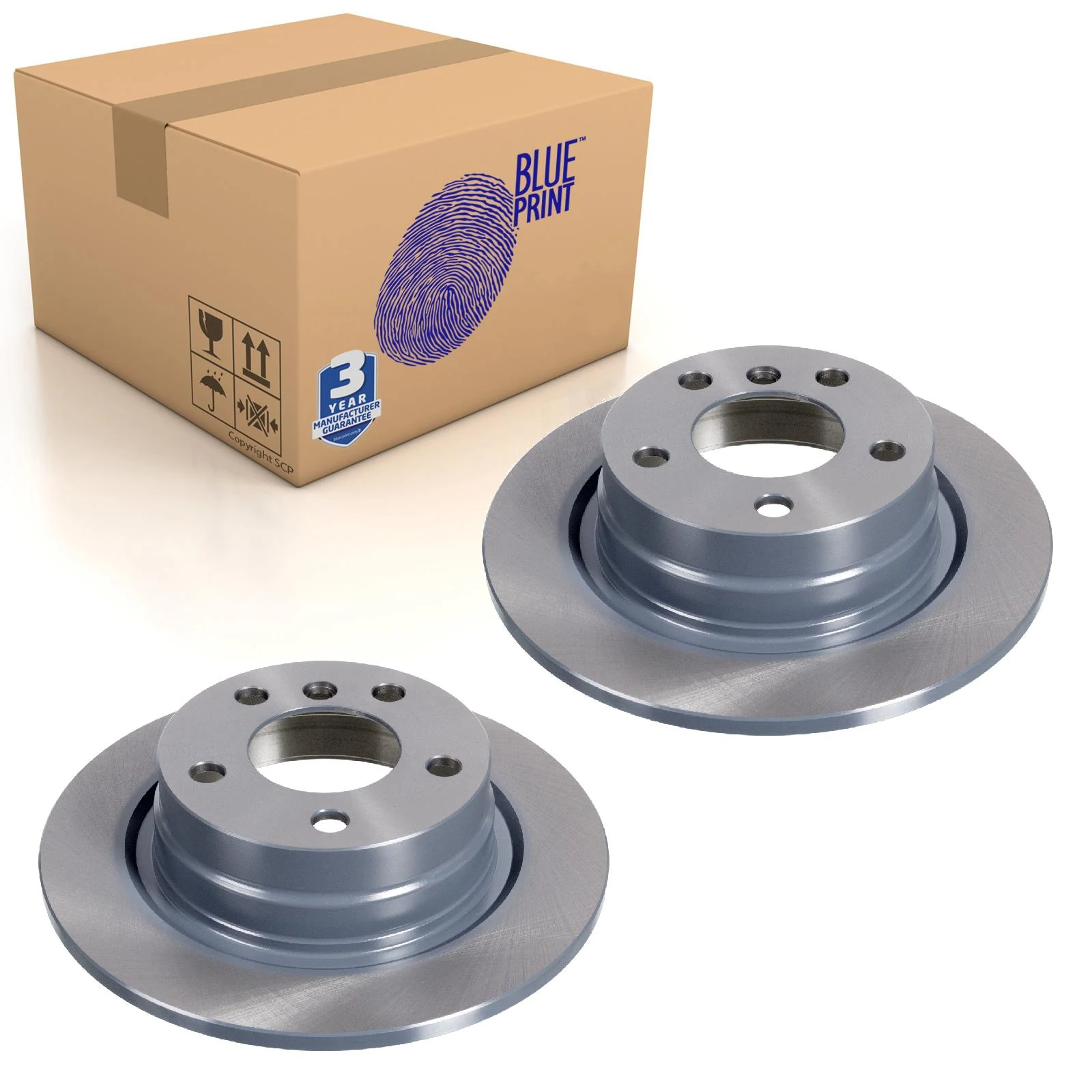 Pair of Rear Brake Disc Fits BMW OE 34216792225 Blue Print ADB114330 | eBay