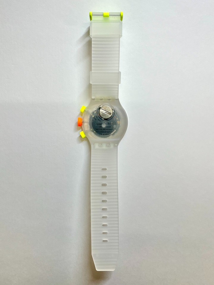 SWATCH BIG BOLD SWATCH NEON JELLY SB02K100 Wristwatch Oversize Retro ...