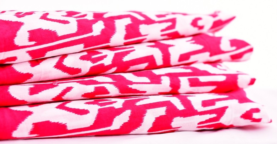 100% Cotton Fabric Hand Print Sewing Dressmaking Clothes Handmade DIY ...