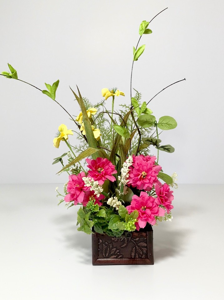 SPRING FLOWERS SMALL WOODEN CHEST BOX MINI NOVELTY GIFT EASTER PRESENT ...