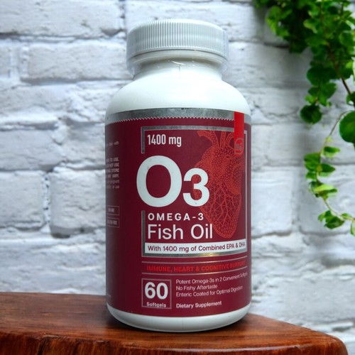 Omega-3 Fish Oil 1400 mg of EPA & DHA 60 Softgels by Essential Elements ...