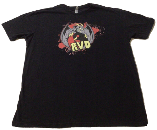 Rob Van Dam RVD: Dragon & Yin Yang Wrestling Graphic T-Shirt: Men's XL ...