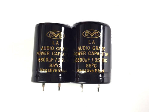 2pcs 6800uF 35V Nover 85 Degrees Electrolytic Capacitor For Audio Hi-Fi ...