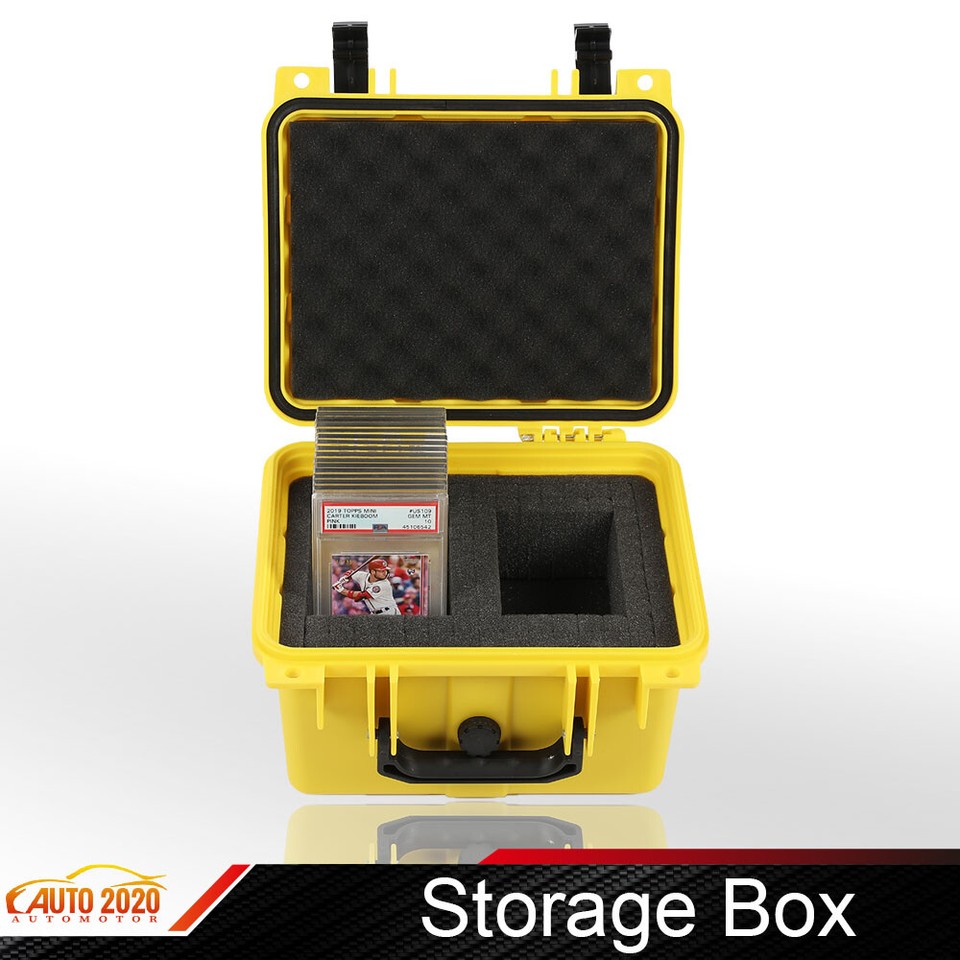 Graded Card Storage Box Deep Travel Size Waterproof Case Slab Holder ...