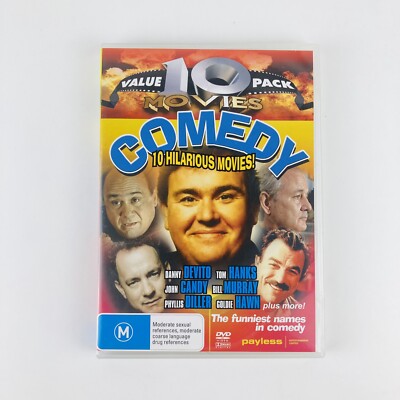 Comedy 10 Movies - 10 Hilarious Movies 4 Discs Region Free DVD. FREE ...