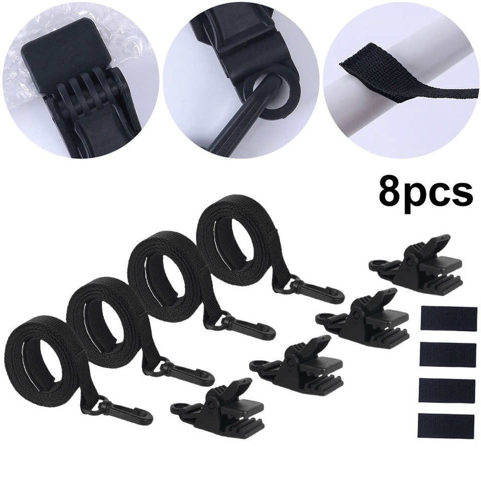 24 Pcs Pool Solar Cover Reel Attachment Kits Solar Cover Reel Strap ...