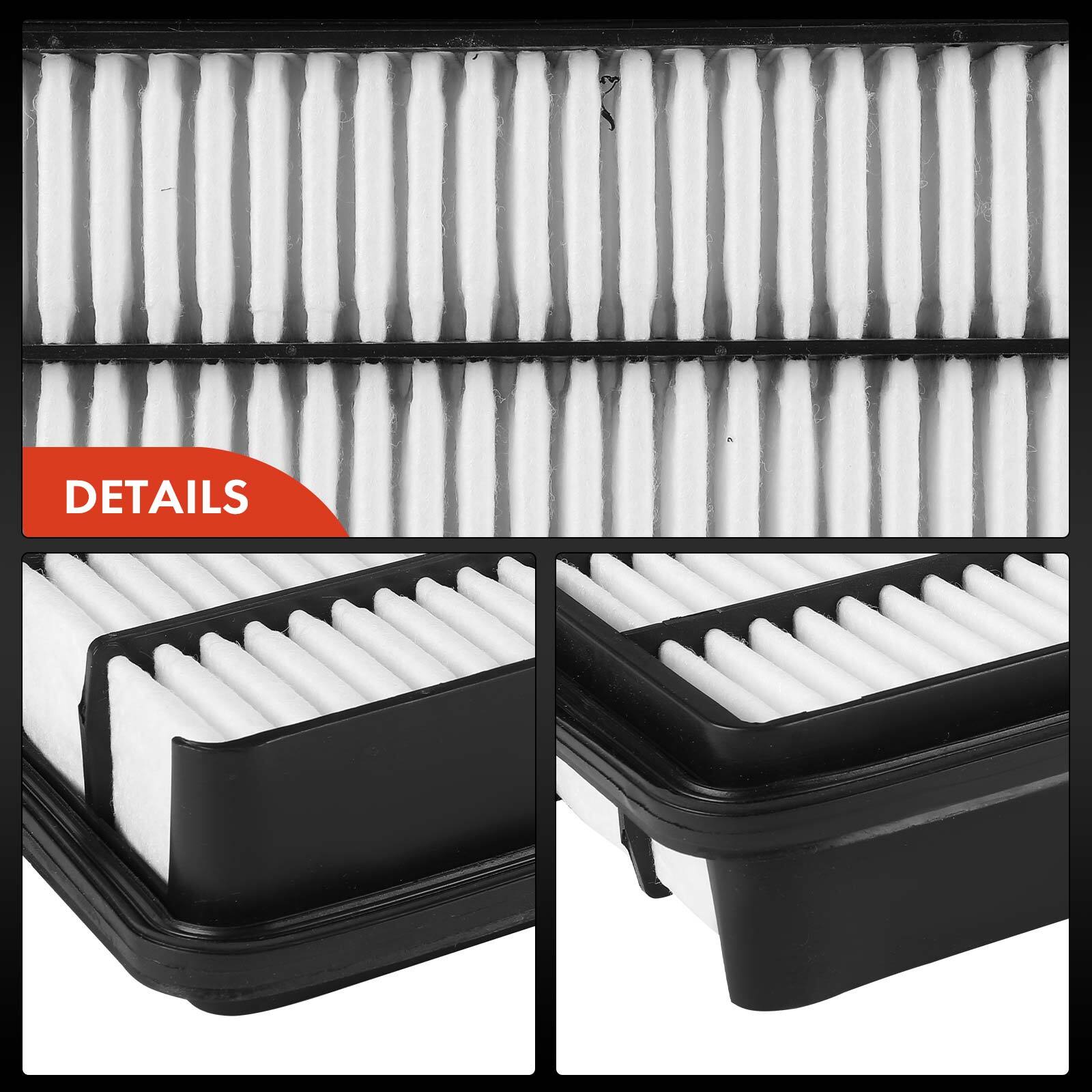 2Pcs Front Engine Air Filter for Toyota Tercel 1991-1999 Paseo 1992 ...