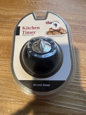 Brand New CULINARY ELEMENTS Black 60 Minute Kitchen Timer Gagets ...