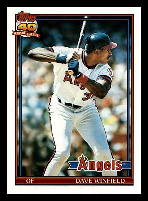 Dave Winfield HOF 1991 Topps #630 California Angels Mint | eBay