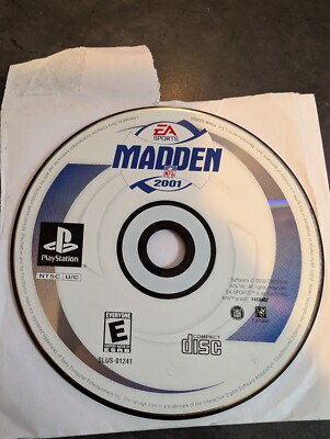 Madden NFL 2001 (Sony PlayStation 1, 2000) DISC ONLY PS1 14633141344| eBay
