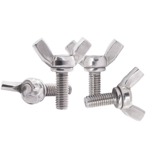 Wing Nut Bolt Butterfly Screw Wingbolt Zinc Plated Steel M4 M5 M6 M8 ...