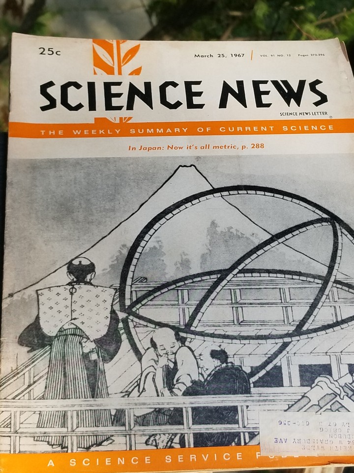 LOT OF 13 VINTAGE SCIENCE NEWS MAGAZINES 1966 1967 | eBay