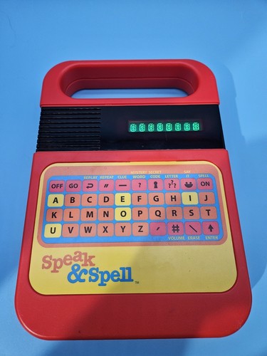 Speak & Spell Handheld Electronic Learning Game System Retro Kahootz Toy 2019 | eBay