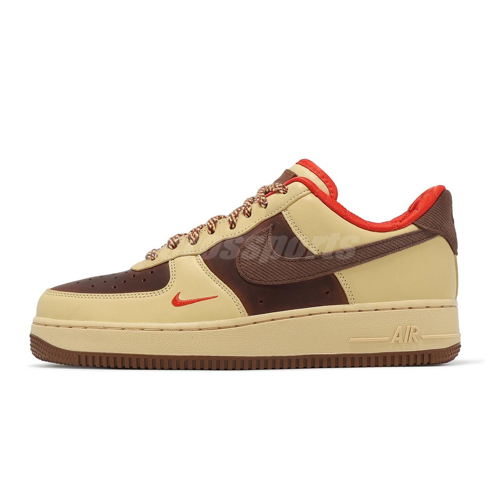 Nike Air Force 1 07 AF1 Light British Tan Cacao Wow Men Casual Shoes ...