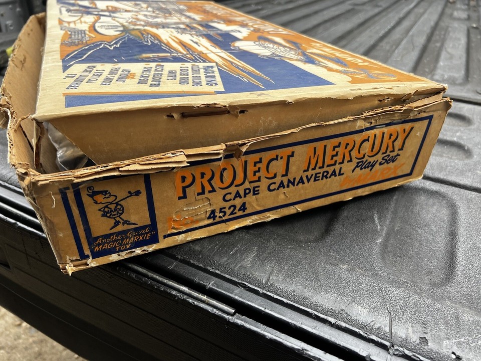 partial MARX PROJECT MERCURY CAPE CANAVERAL PLAYSET #4524 (1962) box & acces. | eBay
