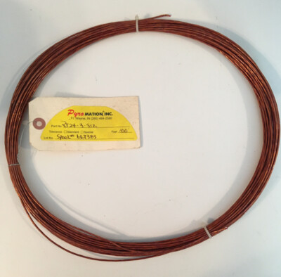 *NOS* RT24-3-512-PYROMATION-THERMOCOUPLE WIRE (100FT.) *FREE SHIPPING ...