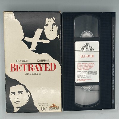 Betrayed (1988), VHS Movie, MGM Home (1989), I. Winkler Seinfeld ...