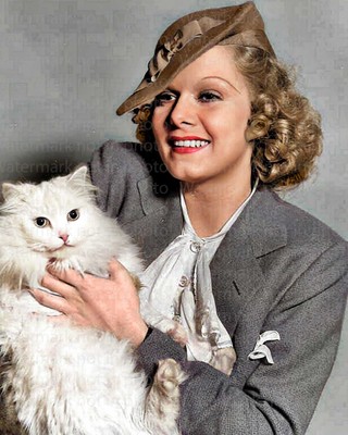 Jean Harlow 8x10 RARE COLOR Photo 601 | eBay
