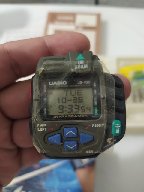 OA Vintage NOS 1994 CASIO JG-100C LCD Infra Beamer Game & Communicator ...