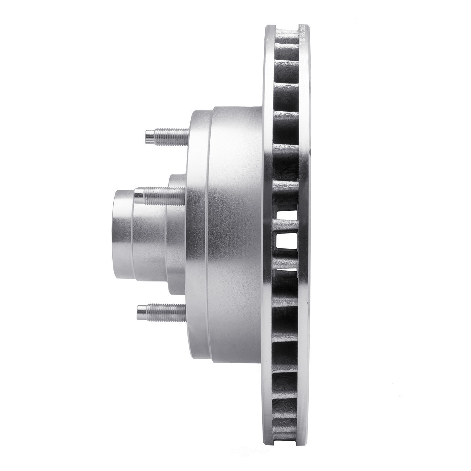 Disc Brake Rotor-Brake Rotor - Drilled And Slotted - Silver Front Left ...