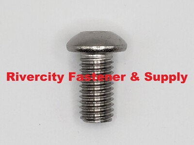 (1) M10-1.5X20 Button Head Cap Screws / Bolt Stainless M10x20mm / 10mm ...
