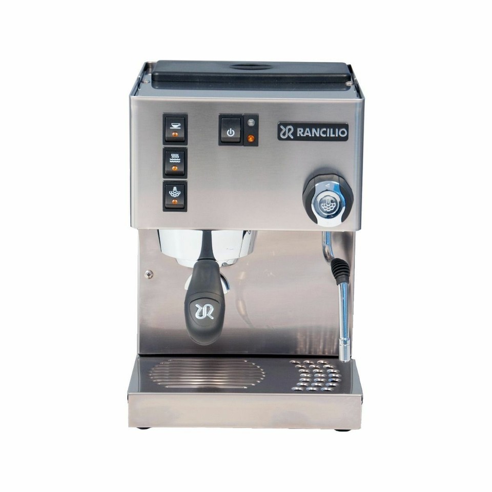 Rancilio Silvia Home Espresso Machine | Stainless Steel Side Panels ...