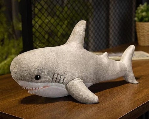 Gray Shark 18 Inch Stuffed Animal Plush Toys Toddler Doll Kids Gifts | eBay