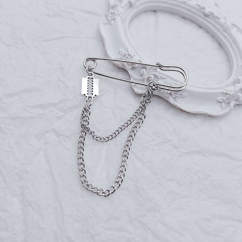 Brooch Pin Fun Heart-shaped Design with Tassels Pendant Lapel Pin | eBay