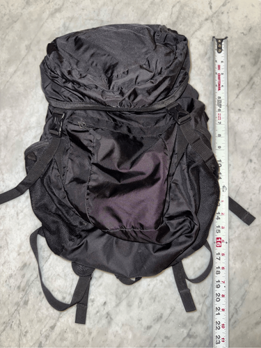 Mack Weldon Nylon Rucksack True Black Bag Unisex Travel Hiking Gym Fish ...