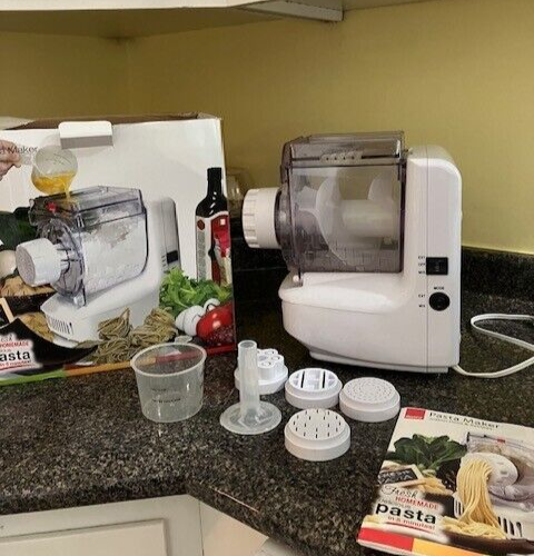 Ronco Electric Pasta Maker Model PM1305WHGEN w/ Box, Used Once-WORKS | eBay