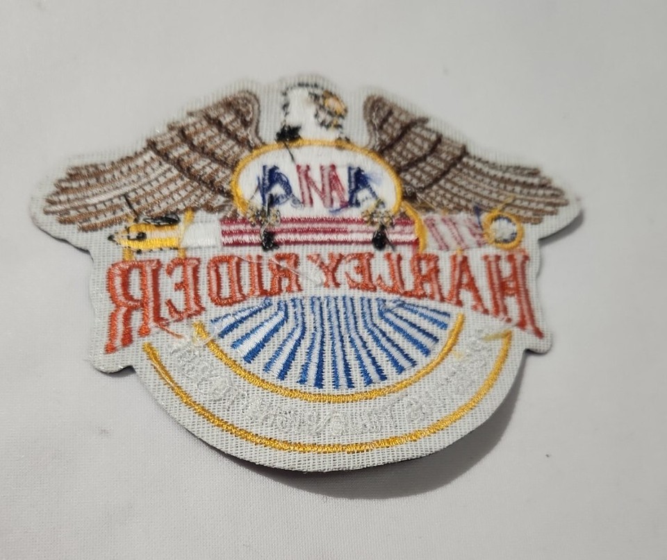 Harley Davidson AMA Eagle Motorcycle Vest Patch, Protecting Your Right To Ride | eBay