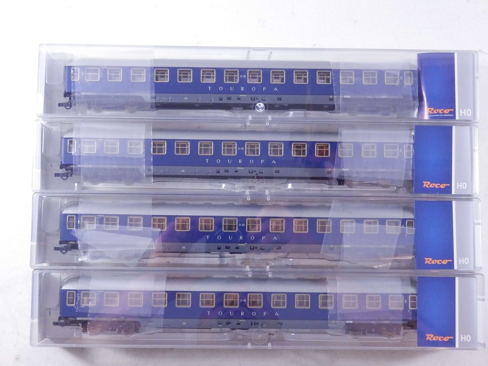 »ROCO 64187 H0 AC · REISEZUGWAGEN SET "TOUROPA" 4-TEILIG · OVP« | eBay