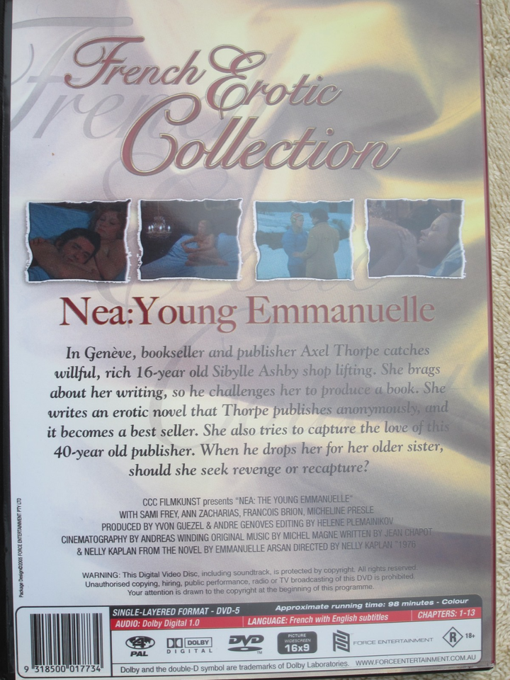 Nea: Young Emmanuelle (DVD, 2003, R18+) | eBay Australia