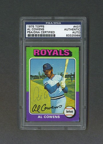 Al Cowens signed Royals 1975 Topps Rookie baseball card Psa/Dna | eBay