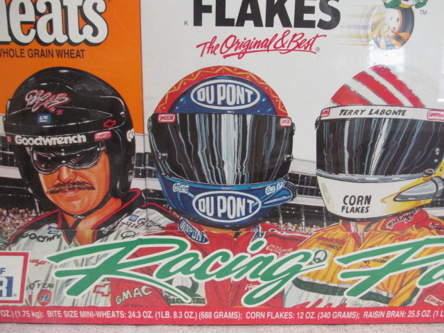 Dale Earnhardt Jeff Gordon Terry Labonte Nascar Kelloggs Racing Cereal ...