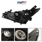 Halogen Right/Passenger Clear For 2017-2018 Mazda 3 Headlight Headlamp ...