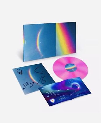 Coldplay SIGNED LP "Moon Music" TRANSLUCENT PINK Vinyl Record | eBay