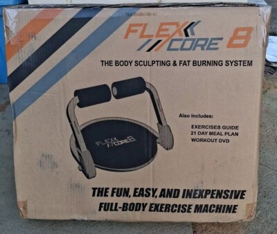 Flex Core 8 Trainer Exercise Machine Training Guide 21 Day Meal Plan ...