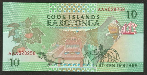 1992 COOK ISLANDS 10 DOLLAR NOTE UNC | eBay