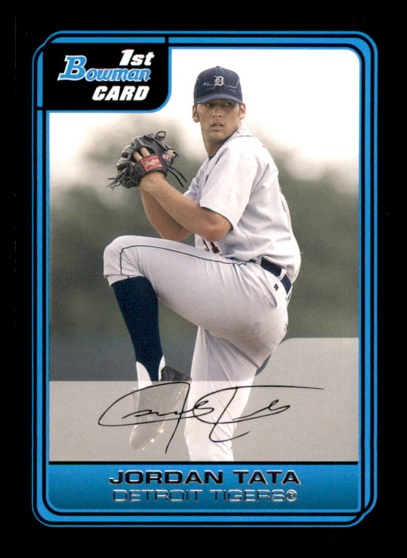 2006 Baseball Bowman Jordan Tata Detroit Tigers #B62 Prospect | eBay