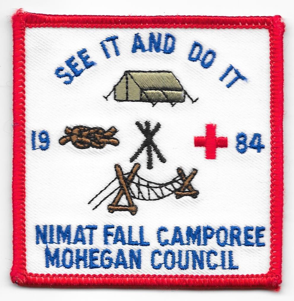1984 Fall Camporee Nimat District Mohegan Council Boy Scouts of America ...