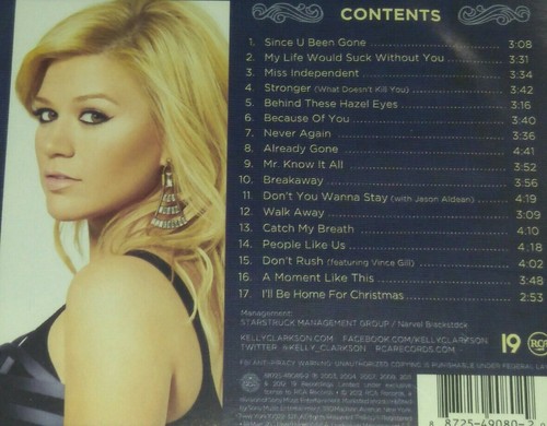 Kelly Clarkson - Greatest Hits: Chapter One - CD 887254908029| eBay