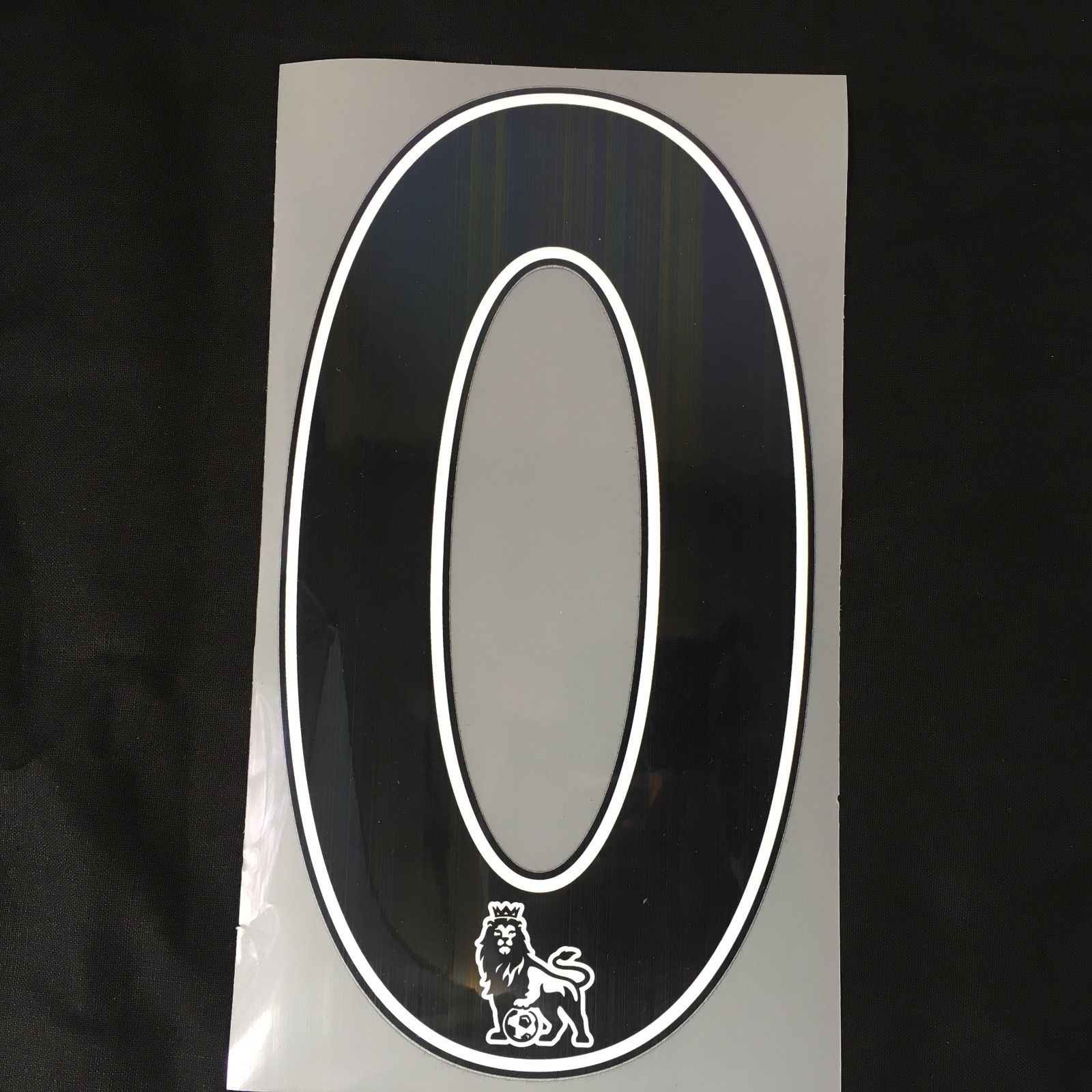 Official Premier League 23 cm Black Lextra Football Short Numbers T241 ...