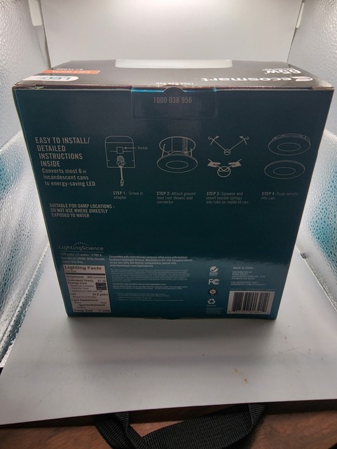 Ecosmart 65w Equivalent Soft White Dimmable LED Br30 Indirect Recessed ...