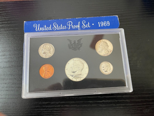 1969 US Proof set 5 coins seal | eBay