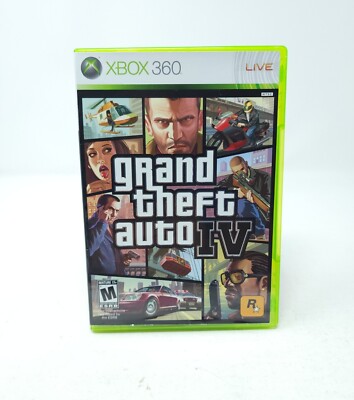 Grand Theft Auto IV (Microsoft Xbox 360) Disc & Case | eBay